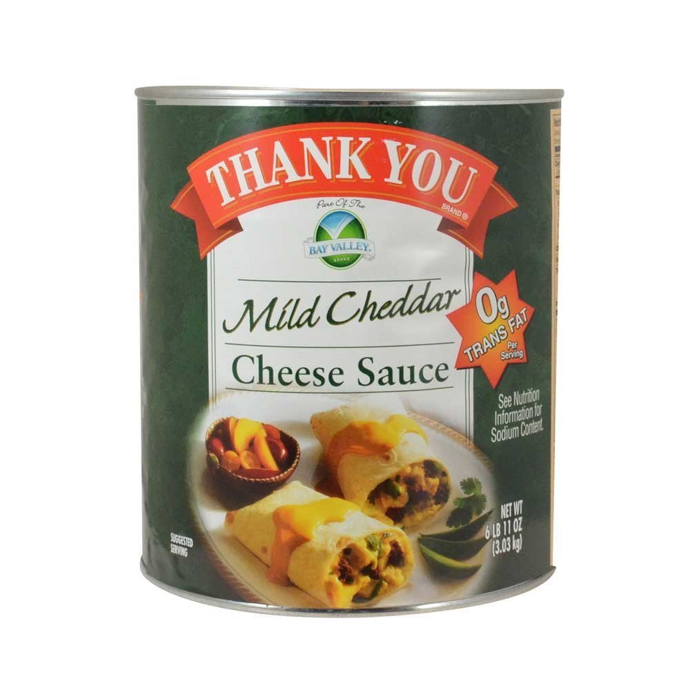 6 PACKS : Bay Valley Foods Thank You Mild Cheddar Cheese Sauce, Number ...