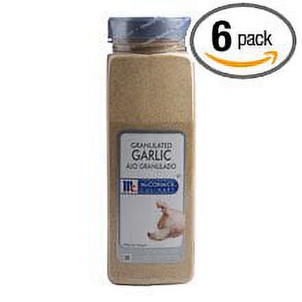 6 PACKS : McCormick Granulated Garlic - 26 oz. container. - Walmart ...