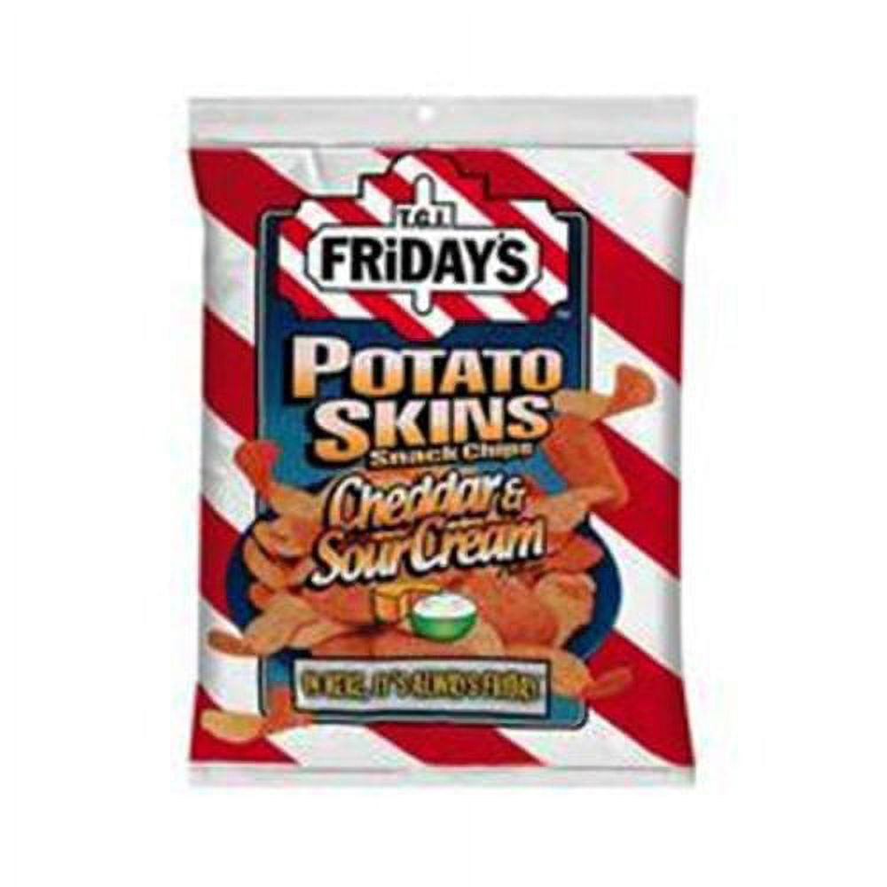 6 PACKS : Poore Brothers Tgif Potato Skins With Cheddar And Sour Cream ...
