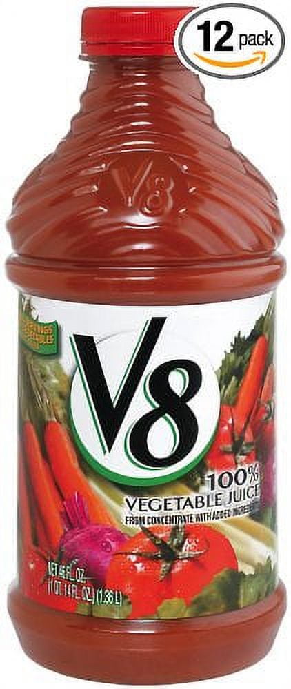 V8 Original Vegetable Juice, 46 oz - 2 Case of 6 - Walmart.com