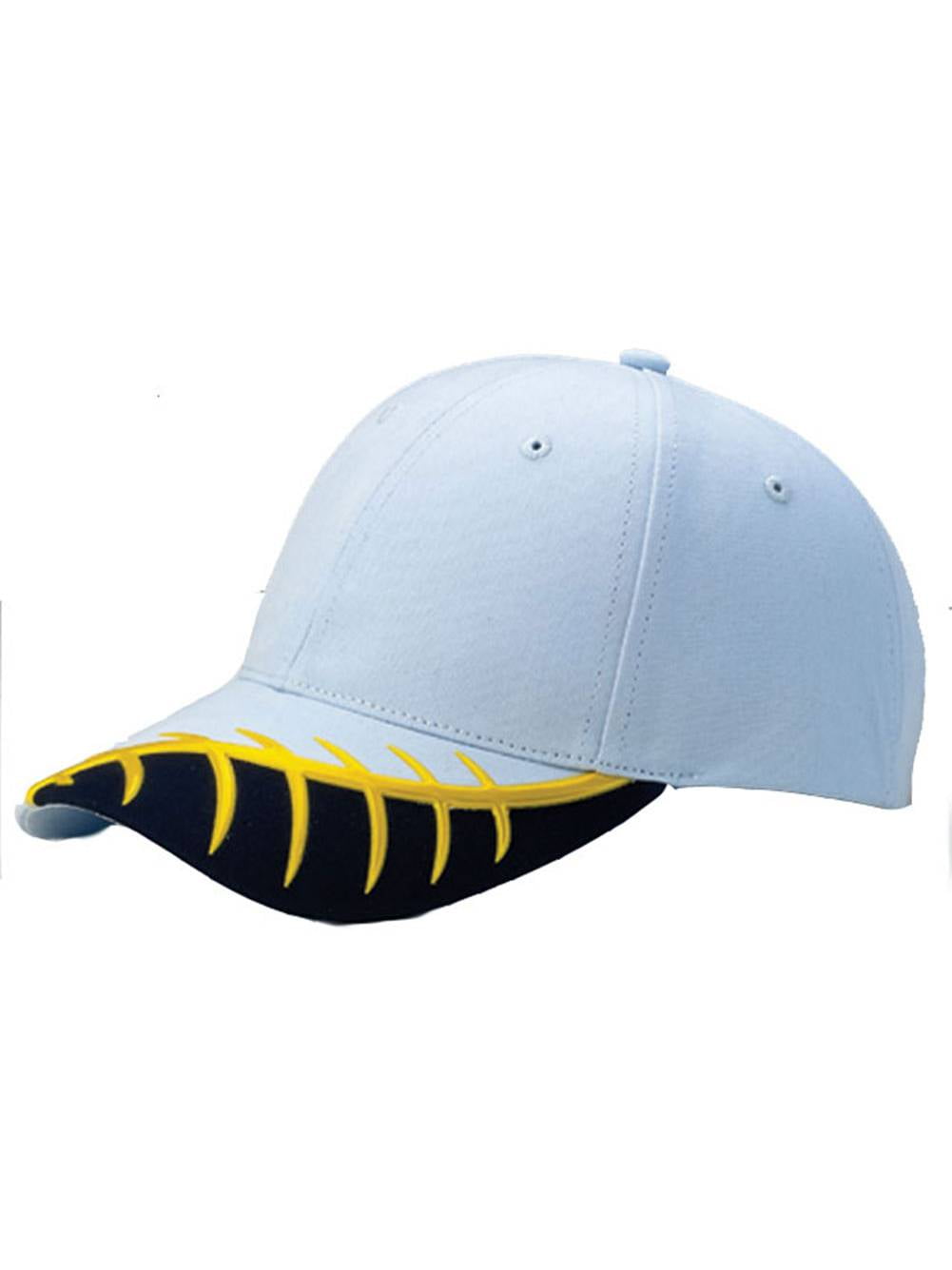 6 PANEL BRUSHED CANVAS CAP, Light Blue Navy - Walmart.com