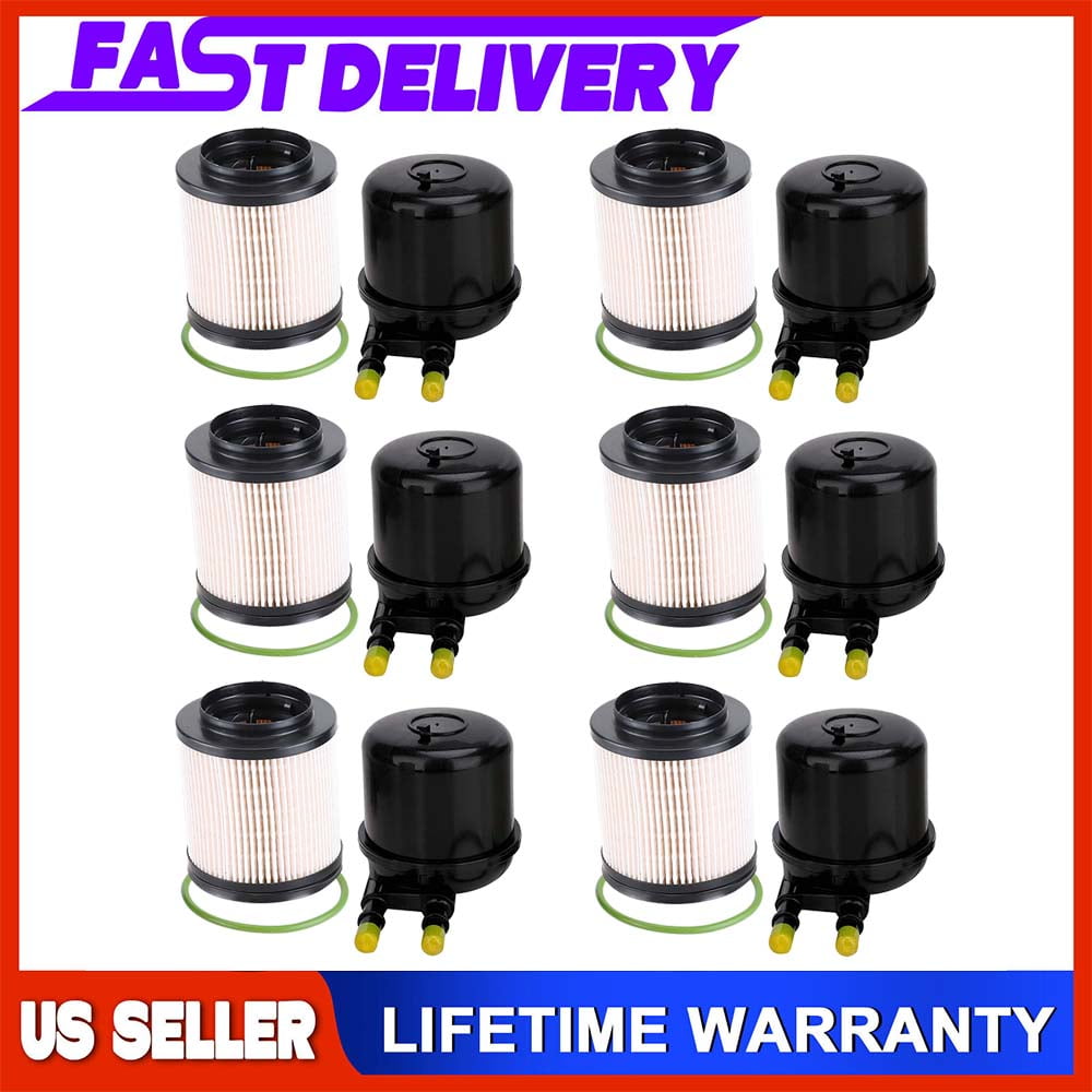 6 PC FD-4615 Fuel Filter Diesel for Ford F550 F450 F350 F250 6.7L ...