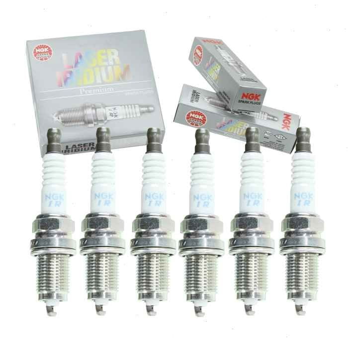6-PC NGK Laser Iridium Spark Plug Set OEM for Acura/Honda V6-Accord,MDX ...