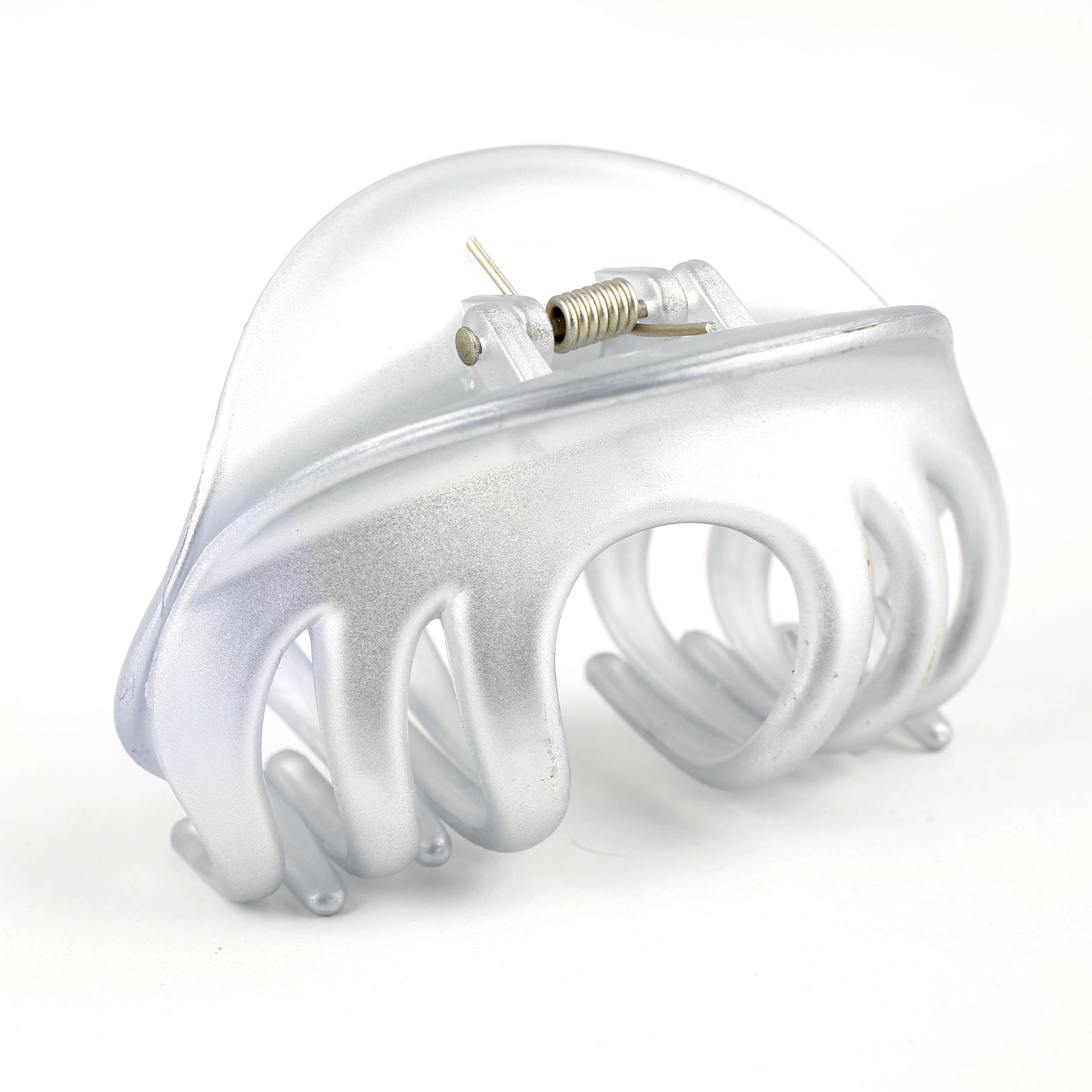 6 PC Silver Color Medium Claw Clip : the Ultimate in Hair Styling ...