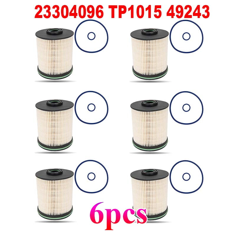 6 PC TP1015 Filter For Chevy GMC Fuel Filter Kit & Gaskets 23304096 ...