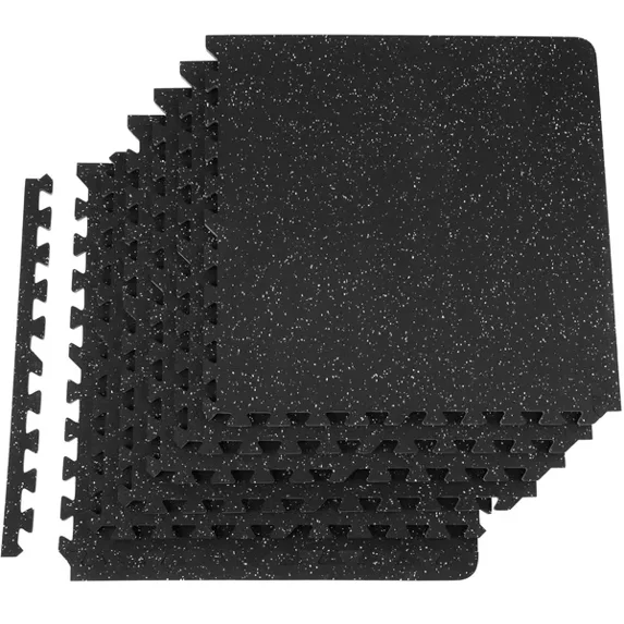 6 PCS 1/2 Inch Thick 24x24 Inch EVA Foam Rubber Top Interlocking Gym ...