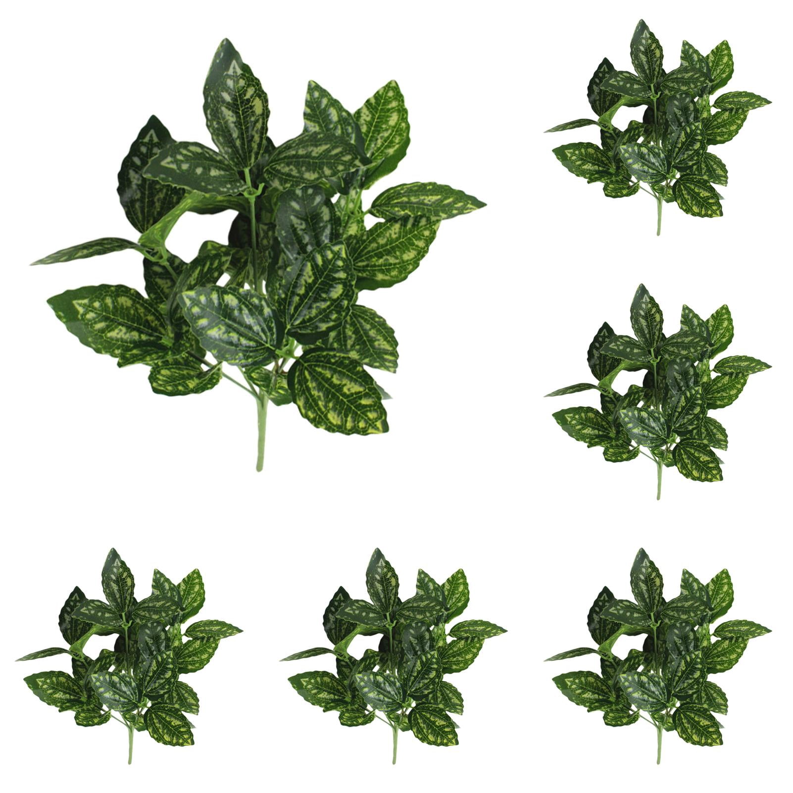 6 PCS 13 Inch Artificial Greenery Stems Set with Realistic Leaves, for ...