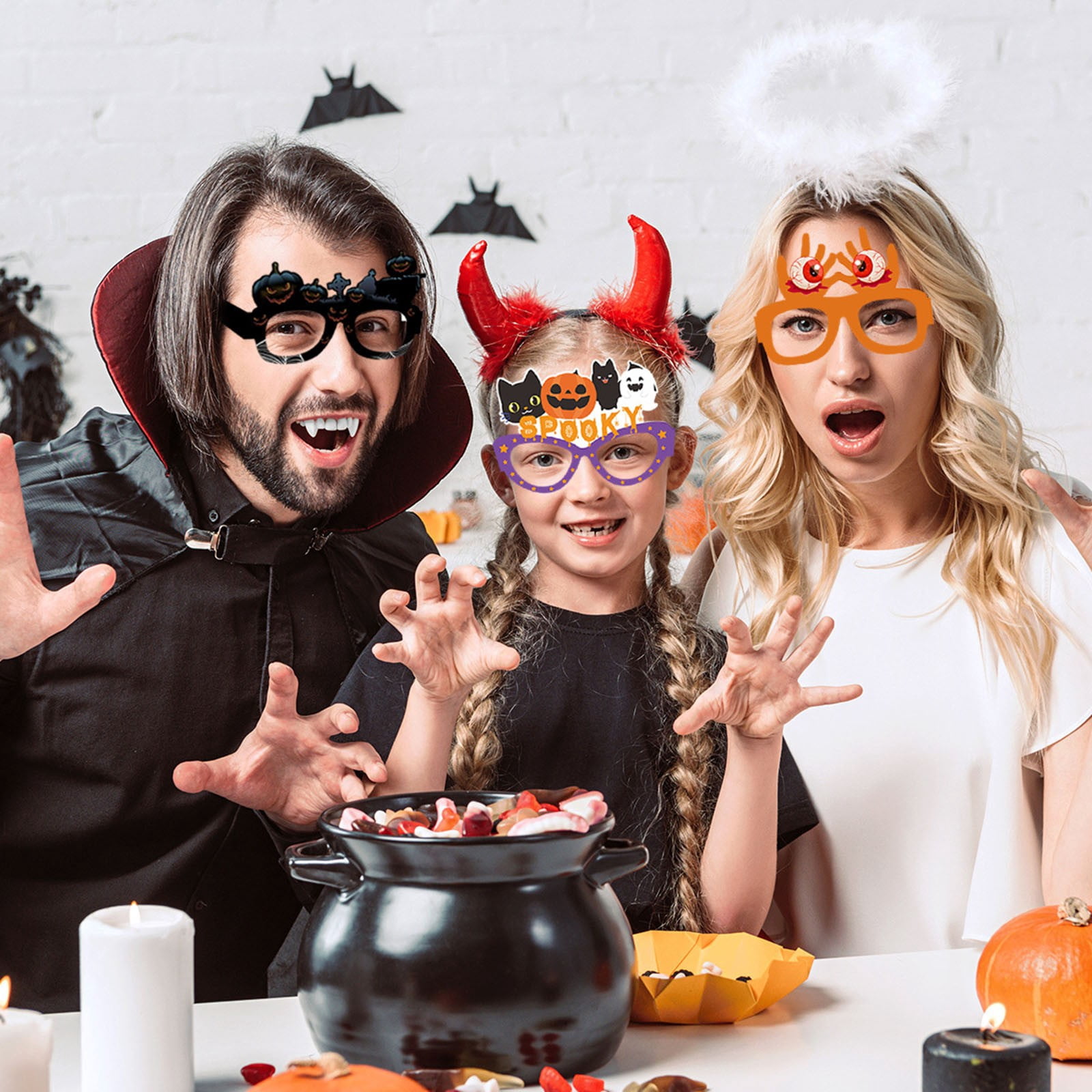 6 PCS 2025 Halloween Decorations Outdoor Halloween Theme Party ...