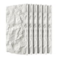 6 PCS 3D Faux Stone Wall Panels, 47.24" × 23.62", Wainscoting Panel for ...