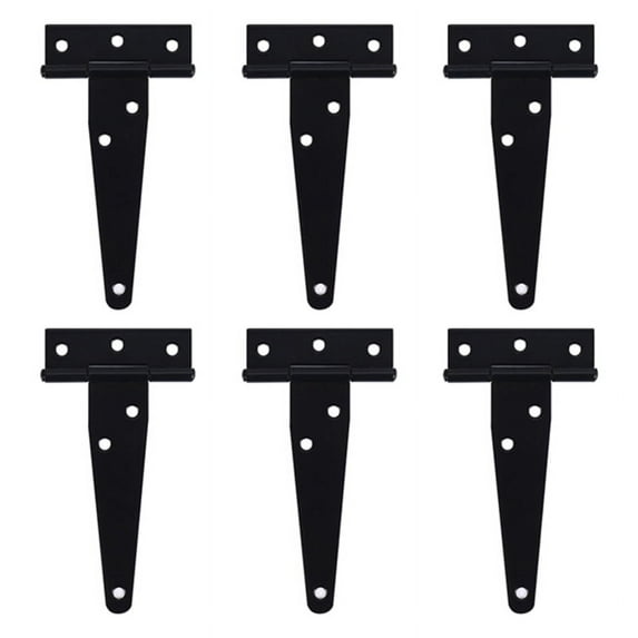 6 PCS 4 Inch T-Strap Hinges Rustic Gate Strap Hinge Rustproof Door ...