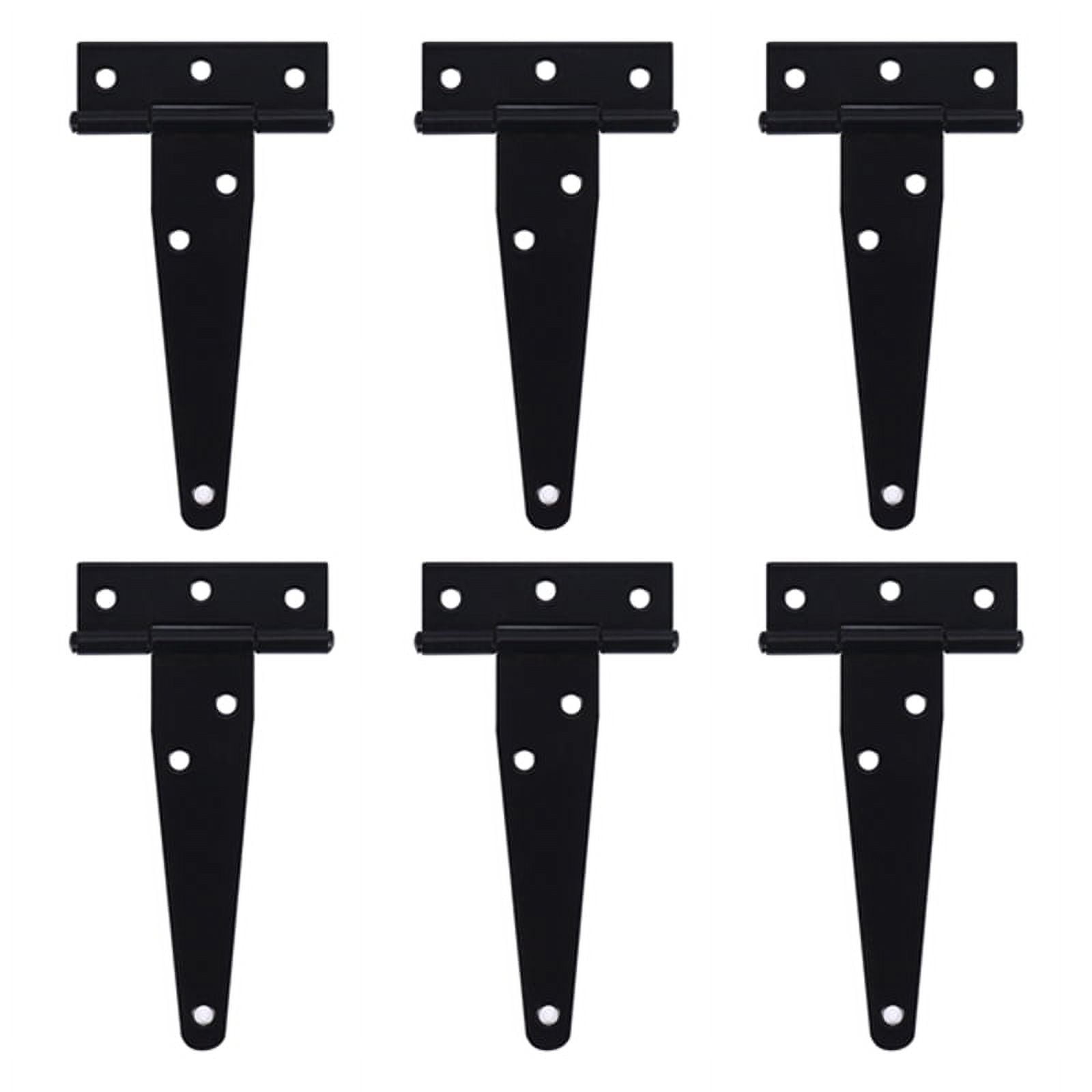 6 PCS 4 Inch T-Strap Hinges Rustic Gate Strap Hinge Rustproof Gate Door ...