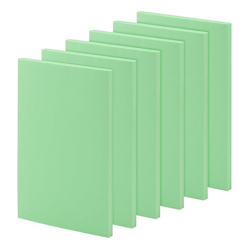 6 PCS 6 x 4 Inch Green Rubber Carving Blocks, for Stamp - Walmart.com