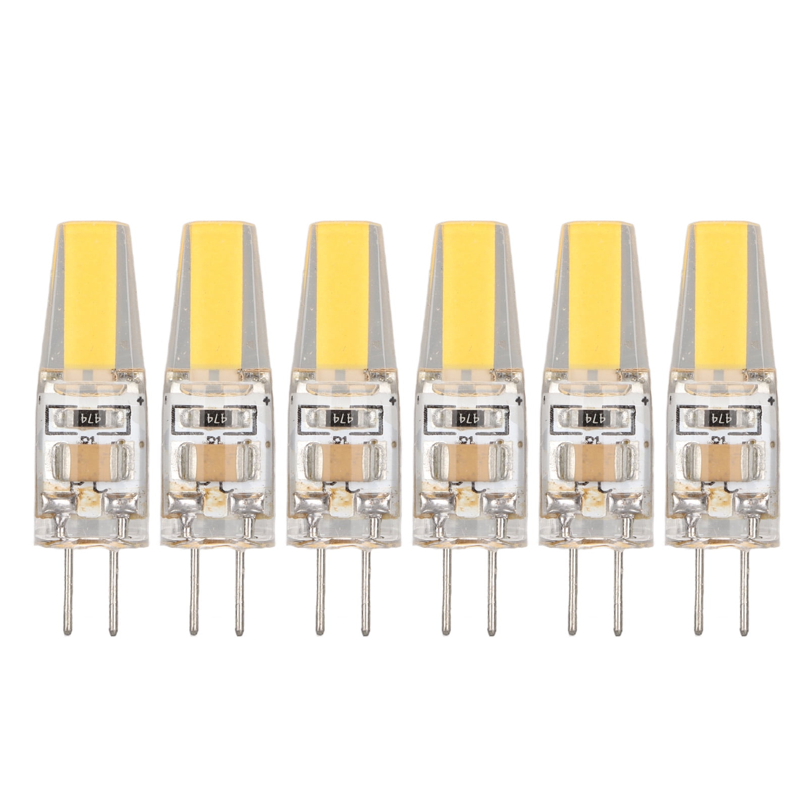 6 PCS 6w G4 Bulb LED, LED Bulb Light Replace Halogen Lamp 360 Beam ...