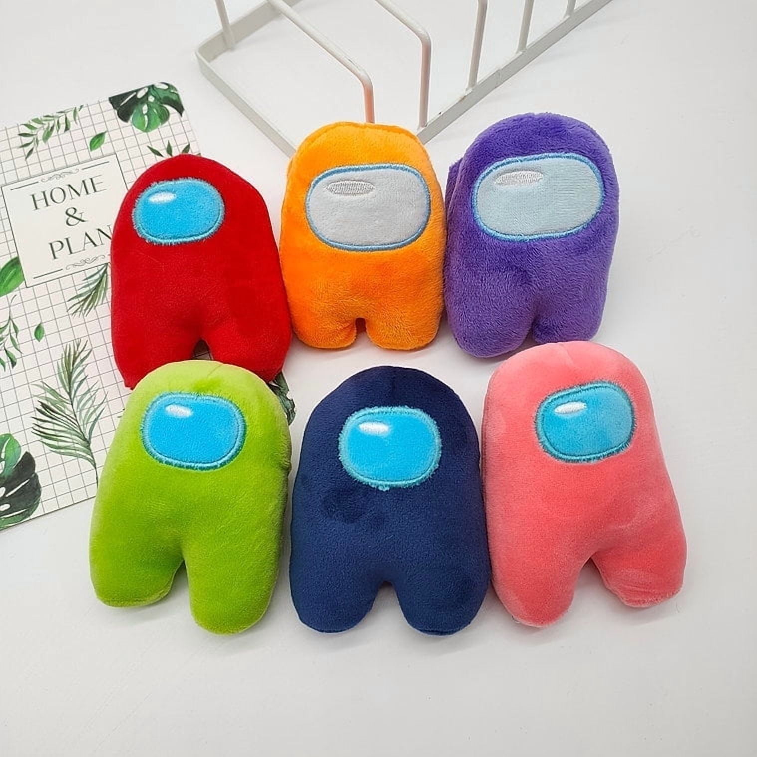 6 PCS Among Us Soft Stuffed Toy, Pack of 6, Video Game Figure Plush ...