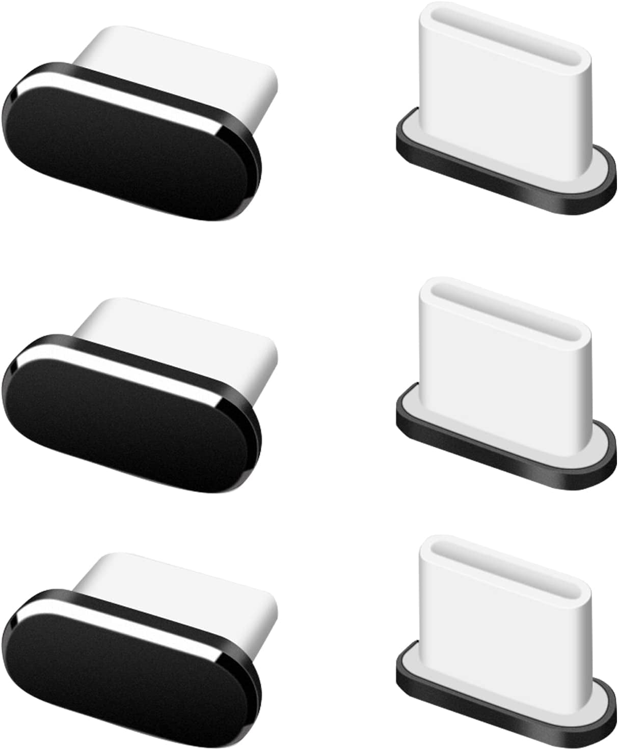 6 PCS Anti Dust Plugs, Type-C Phone Dust Plug Port Plugs Anti Dust ...