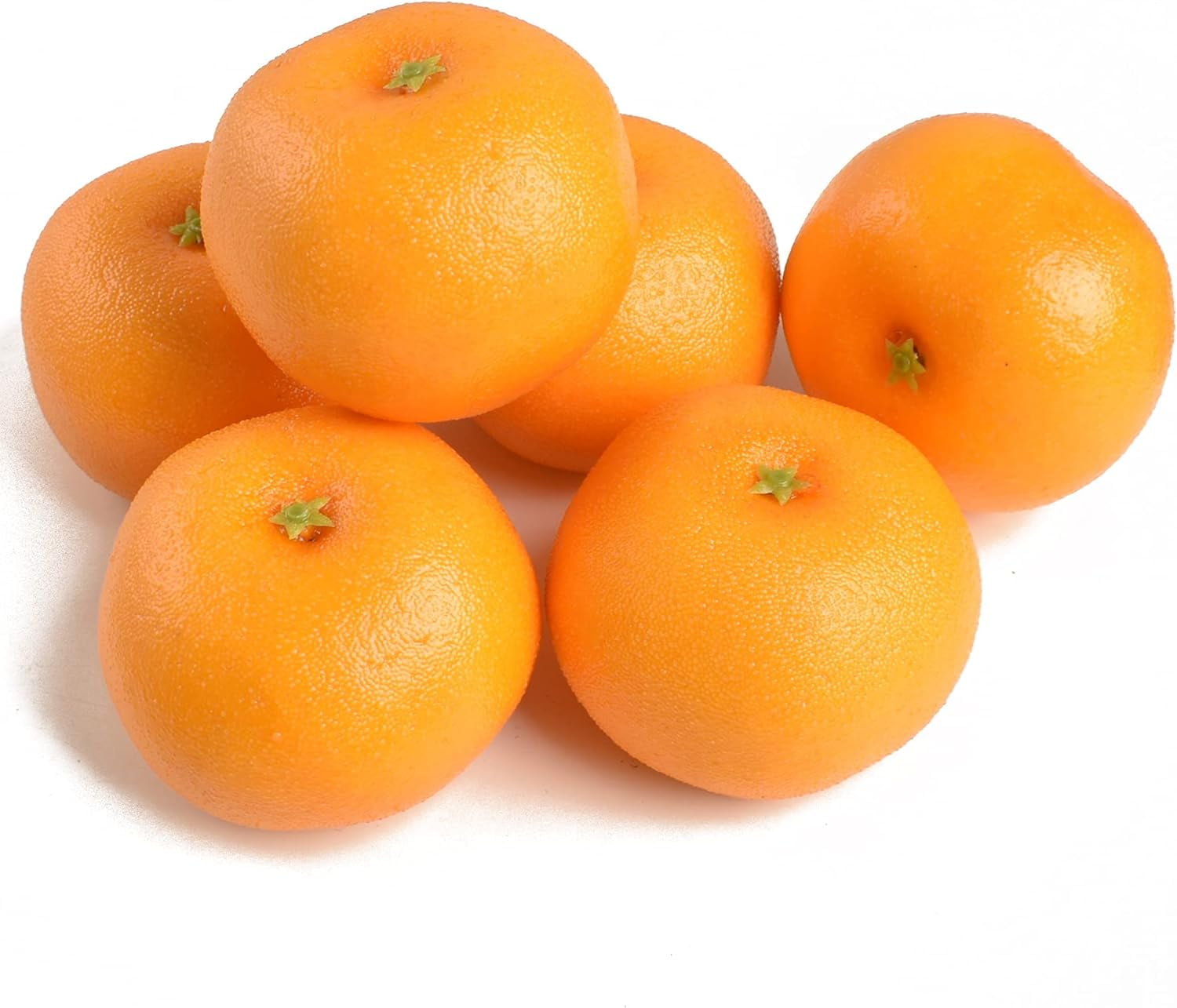 6 PCS Artificial Oranges Set Lifelike Simulation Oranges Realistic Fake ...