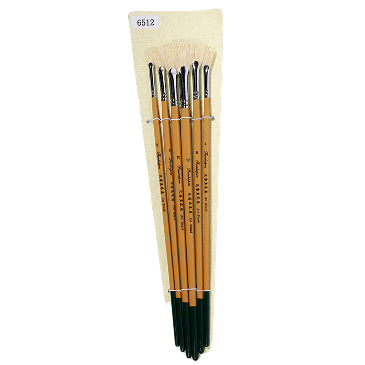 6 PCS Artist Paint Fan Weasel Hair Oil Paint Watercolor Artists ...