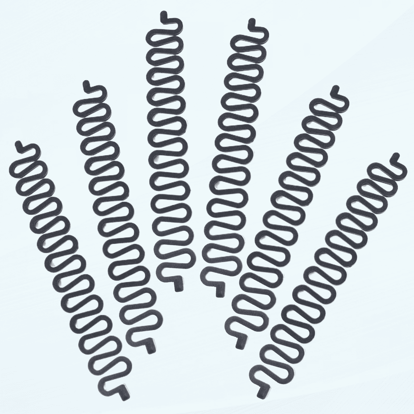 6 PCS Black 7.5inch DIY Braiding Tool Fishbone Braid Hair Styling Clip ...