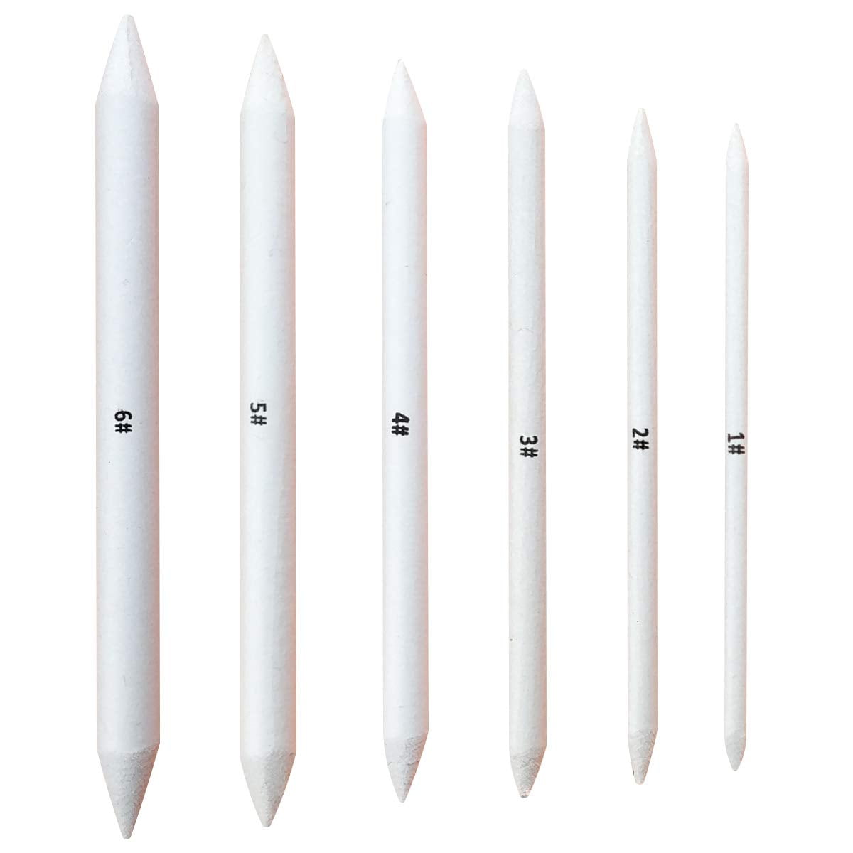 6 PCS Blending Stumps and Tortillions, Sketch Drawing Tools, Paper Art ...