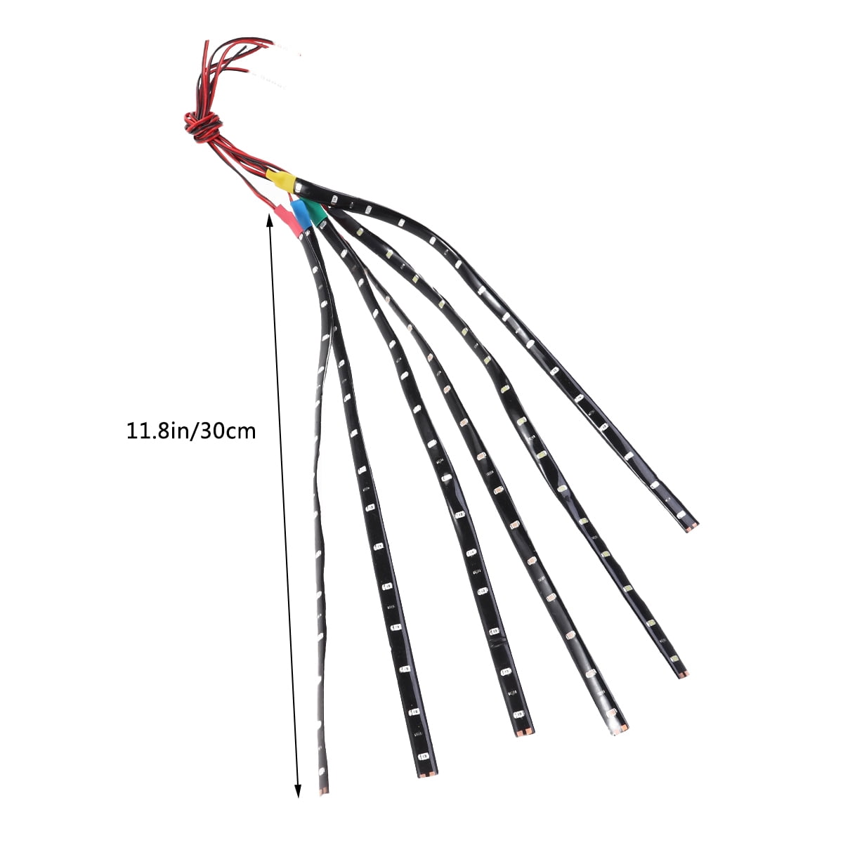 6 PCS Flexible Car Rope Light Car Light Car Rope Light Car LED Strip ...