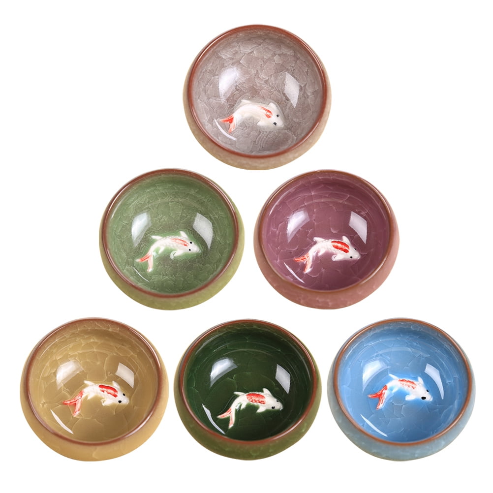 6 PCS Charcuterie Fish Cup Creative Tea Set Restaurant - Walmart.com