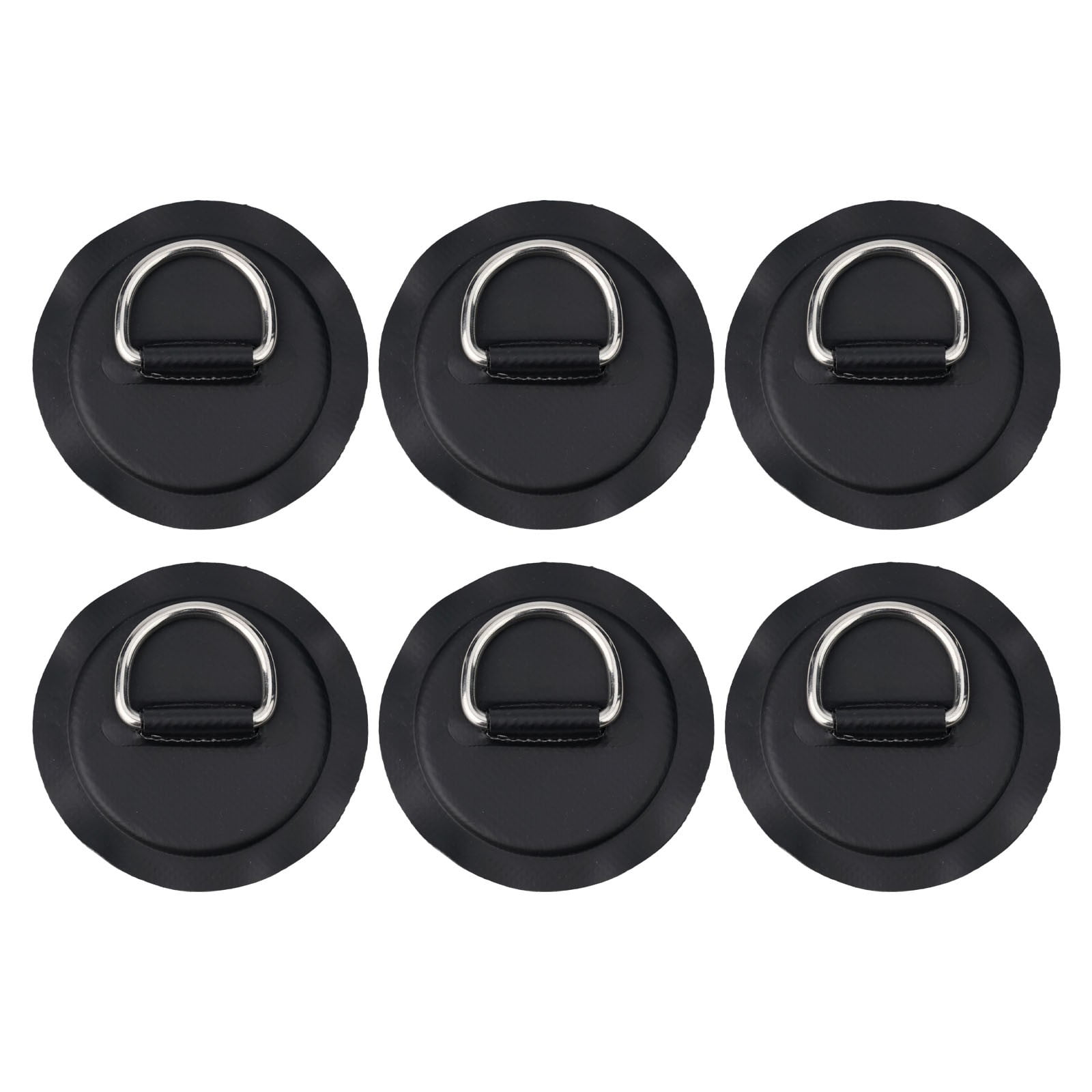 6 PCS D-Ring Patch for Inflatable Boat Kayak Dinghy SUP, D-Ring PVC ...