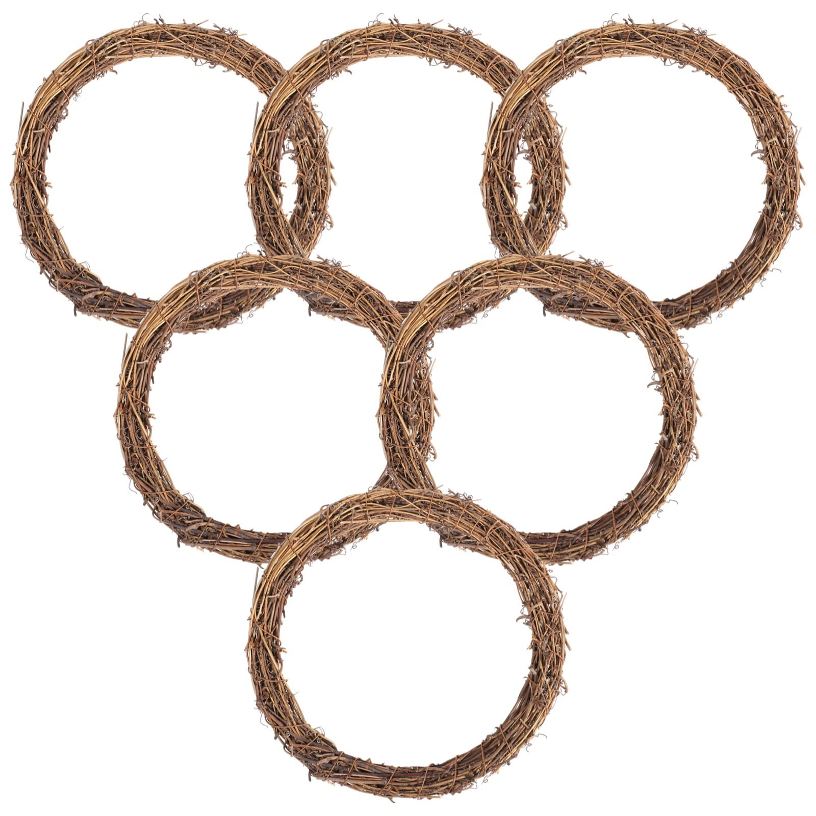 6 PCS DIY Crafts Natural Grapevine Twig Vines, 11.8 Inches Diameters ...