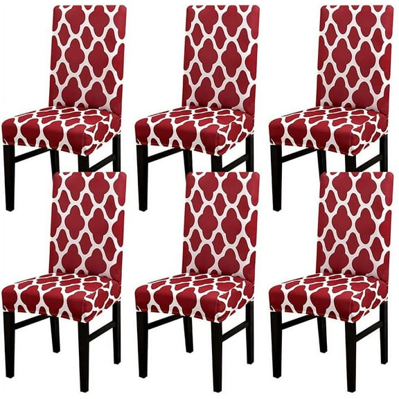 Dining Room Chair Covers Set of 4, Stretch Parsons Chair Slipcovers ...