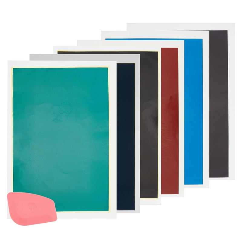 6 PCS Engraving Marking Paper, Marking Paper with Scraper for Ceramics ...