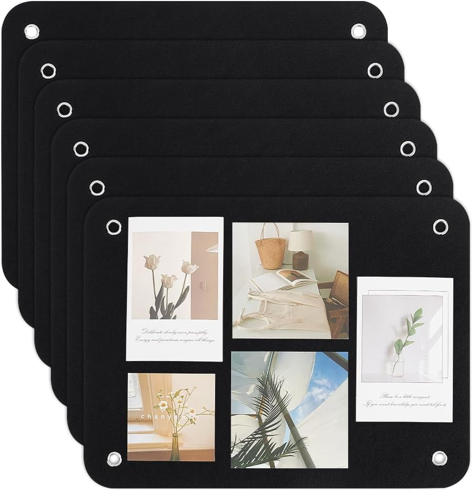 6 PCS Felt Board for Toddlers 15.6x11.7 inch Black Preschool as Kids ...