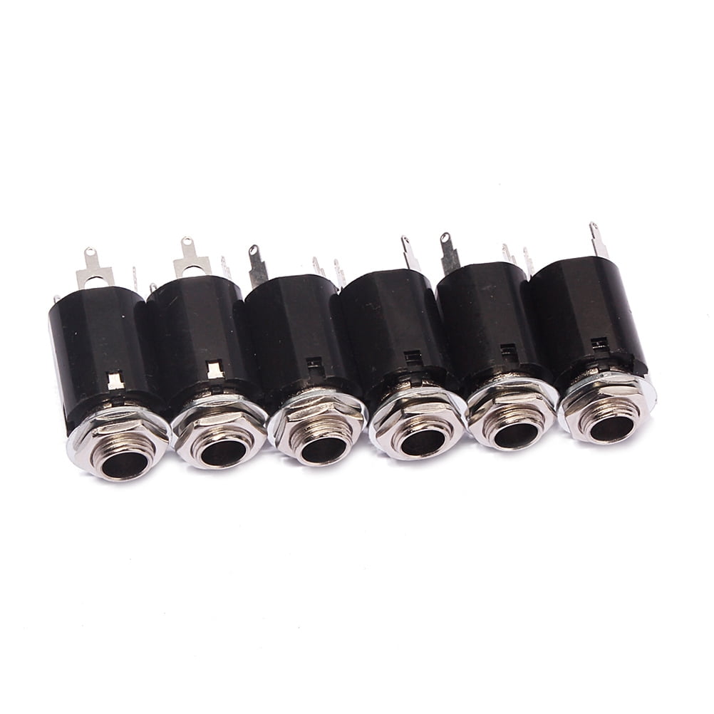 6 PCS Guitar Output Jack Guitar Jack Socket Acoustic Guitar Jack Bass ...