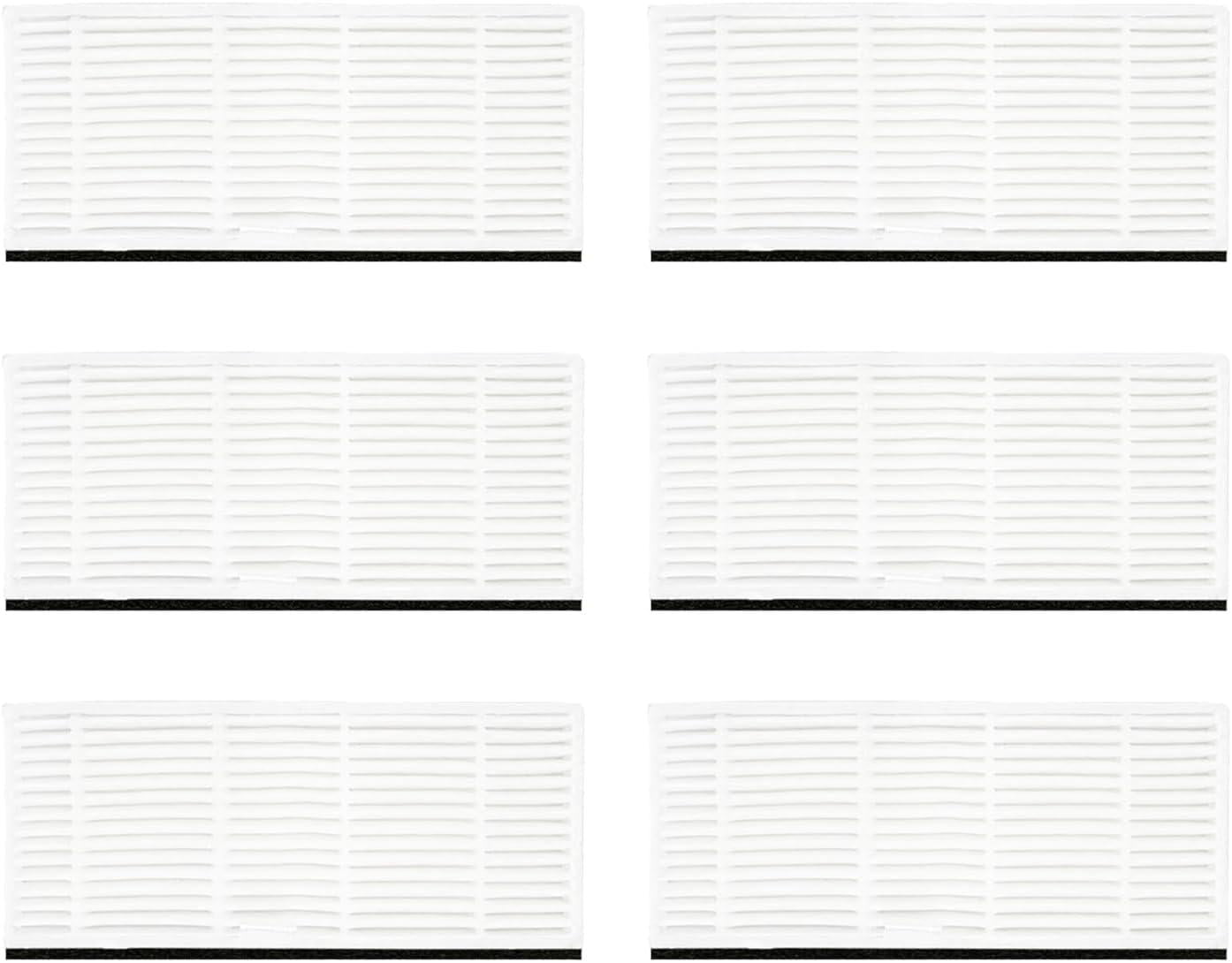 6 PCS HEPA Filter Replacement Part Robot Vacuum Cleaner Accessories for ...