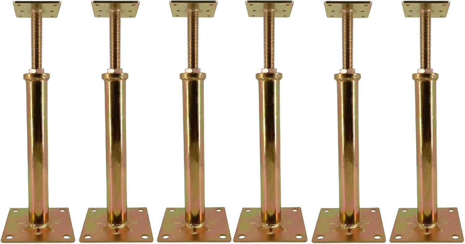 6 PCS House Floor Jacks Post Pole for Leveling, 11" - 16" Height Range ...