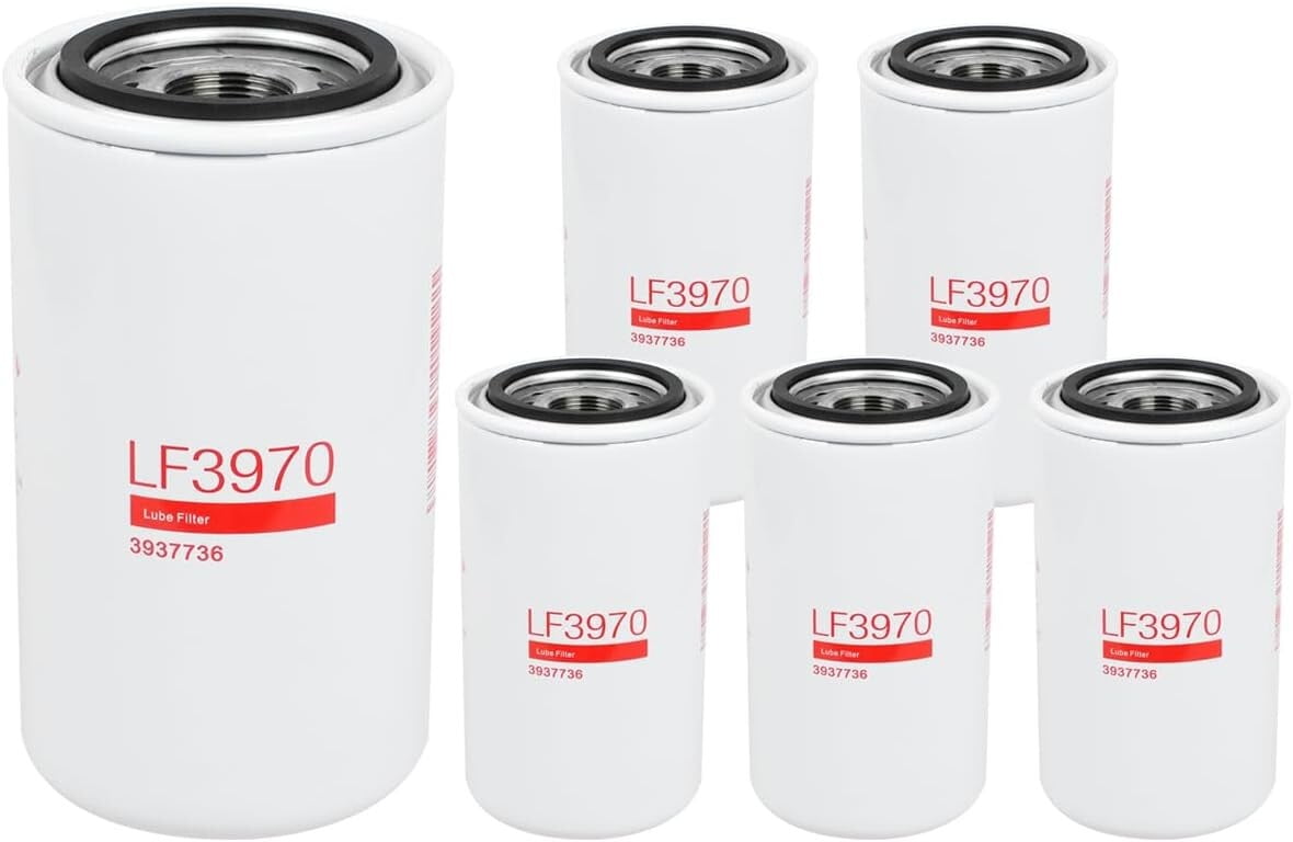 6 PCS LF3970 New Oil Filters Fit For Cummins Ford Freightliner Kenworth ...