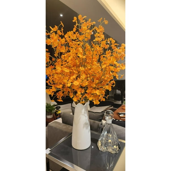 6 PCS Long 36" Artificial Flower Dancing Orchid w Stretching Branches ...