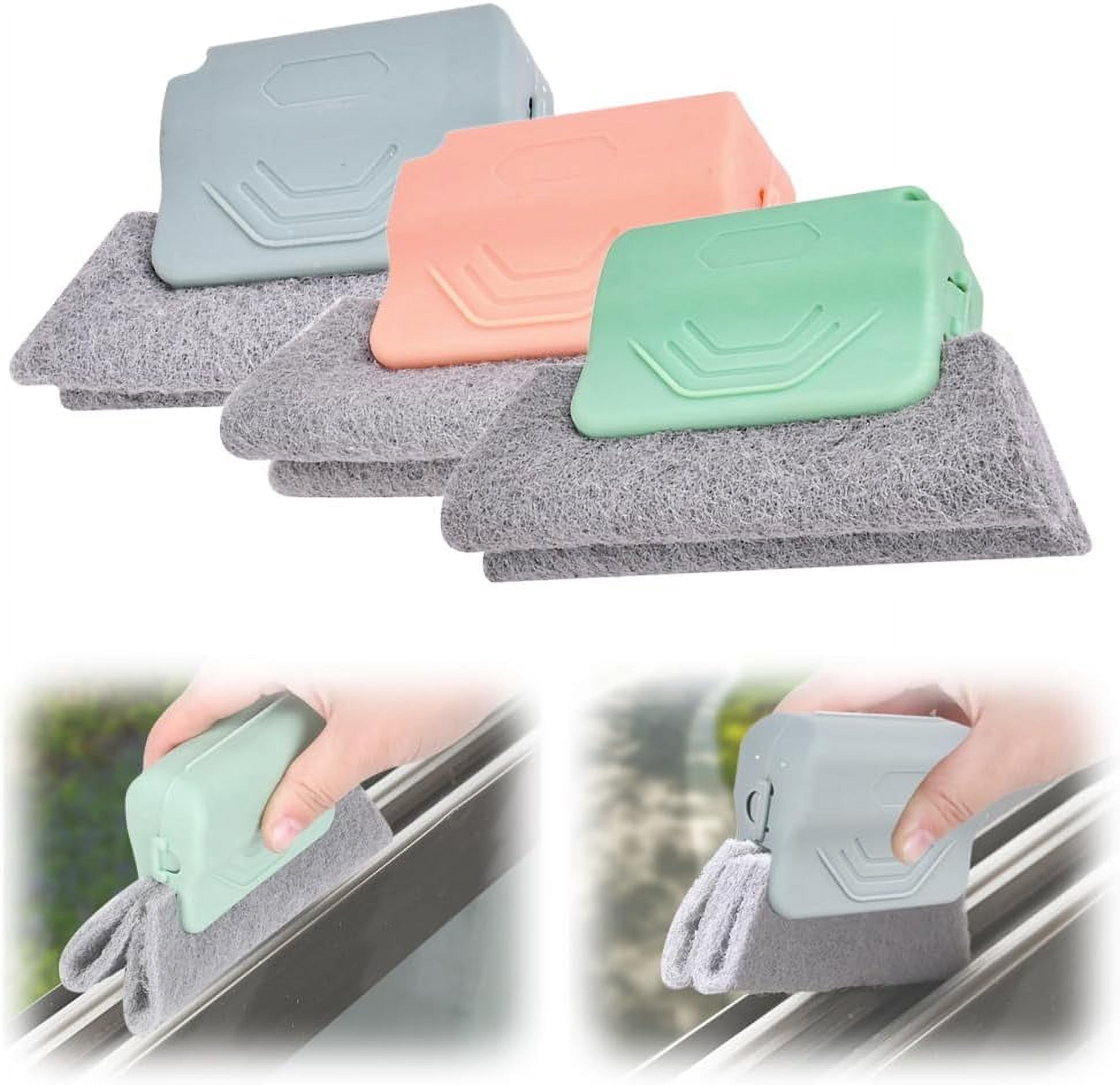 6 PCS Magic Window Cleaning Brush, 2025 Upgrade Creative Window Groove ...