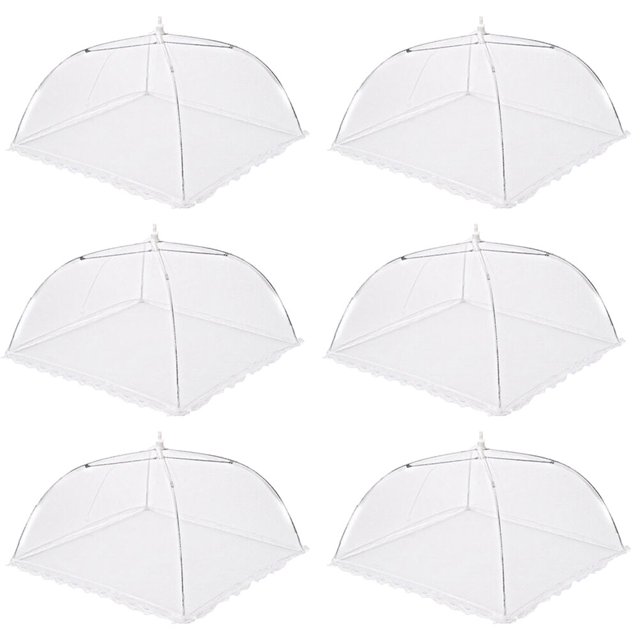 6 PCS Mats Folding Vegetable Cover Food Protectors - Walmart.com
