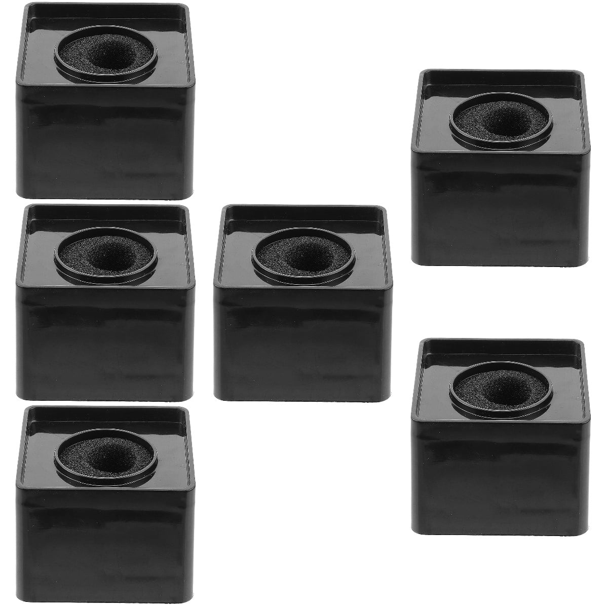 6 PCS Mini Microphone Portable Tv Square Cube Microphone Flag Mic Logo ...