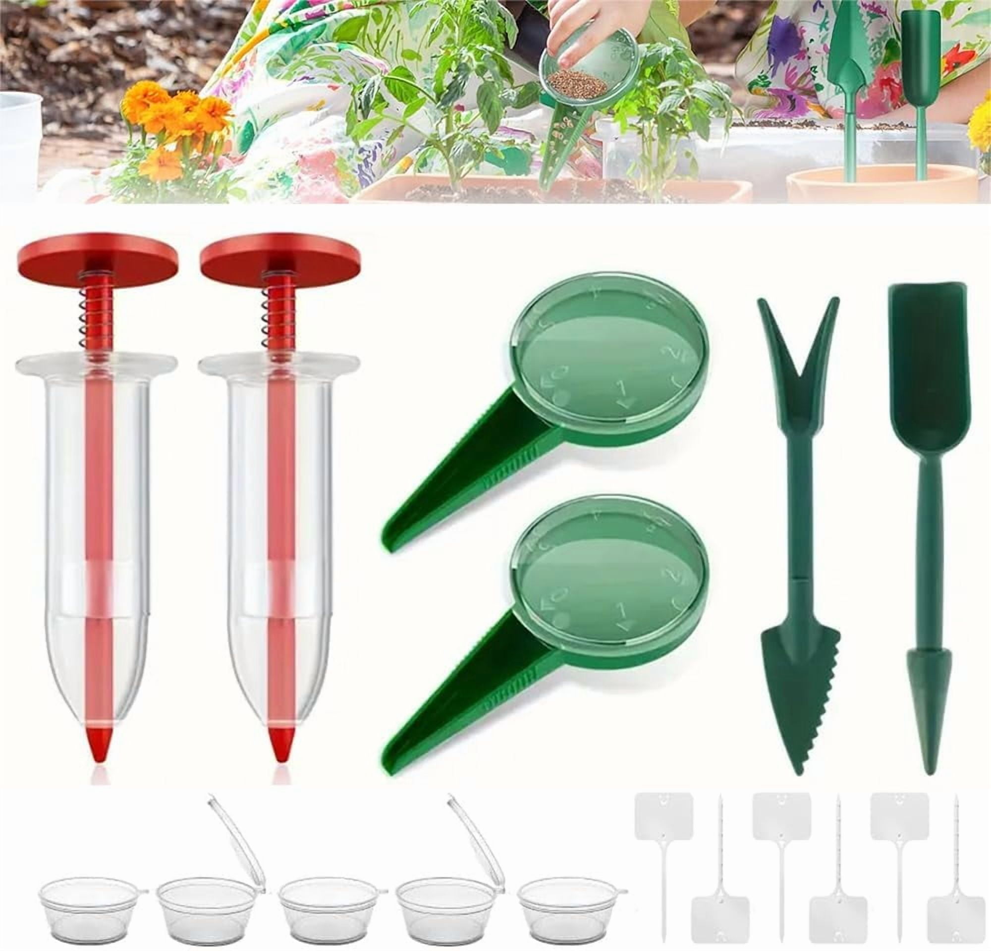 6 PCS Mini Seed Spreader Set, 2025 New Mini Sowing Seed Dispenser ...