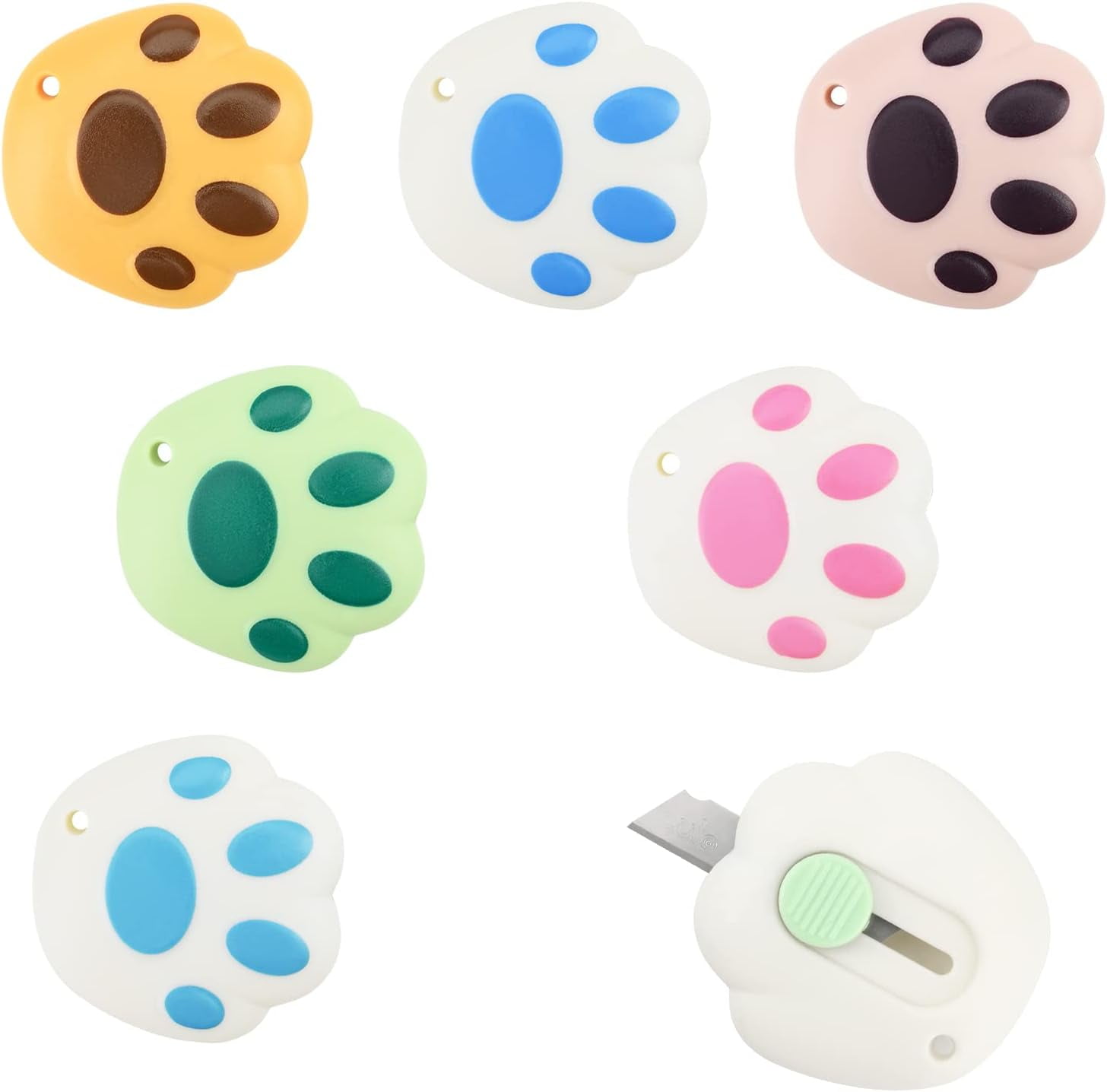 6 PCS Mini Shrink Wrap Box Opener: Retractable Box Parcel Opener Cute ...