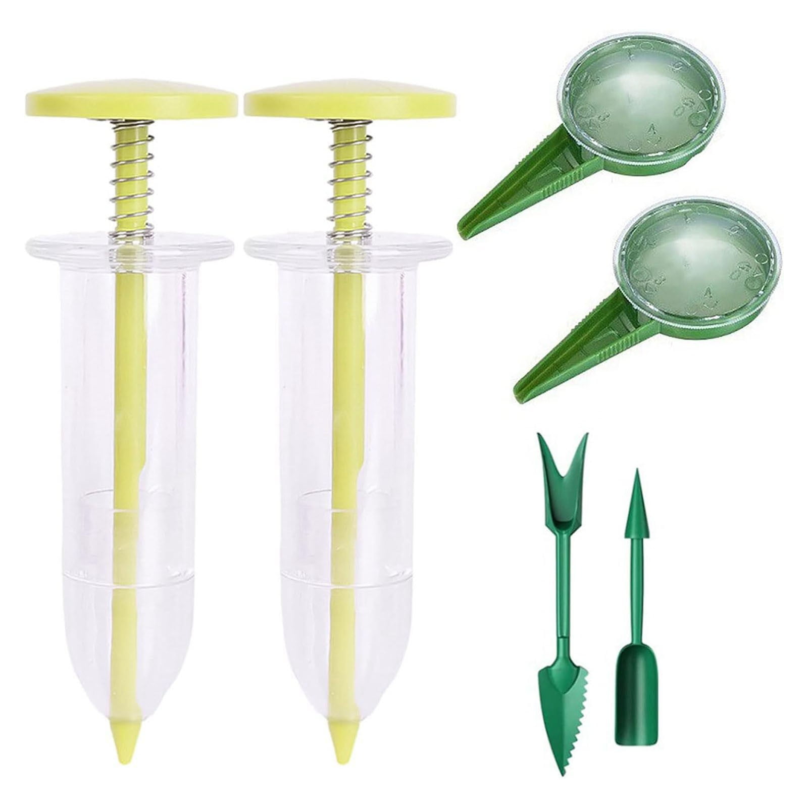 6 PCS Mini Spreader 2025 Upgrade Mini Sowing Dispenser Small Planter ...