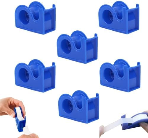 6 PCS Mini Tape Cutter Portable Tape Dispenser Handheld Tape Dispenser ...