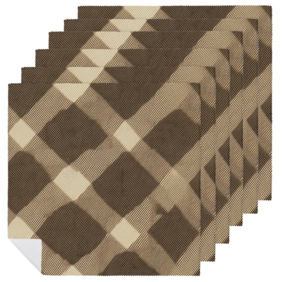6 PCS Napkin Cloth 18.7in A Wide Range Of Uses Not Fade Not Ball For ...