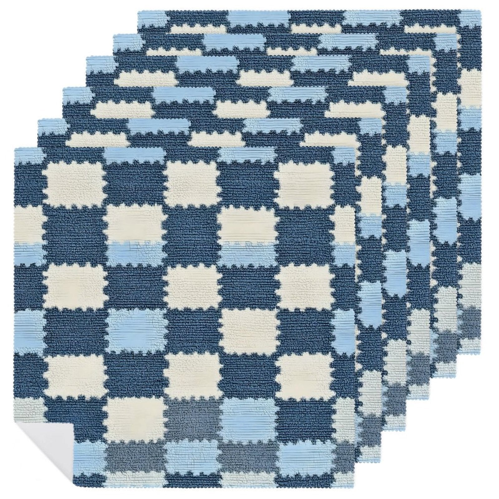 6 PCS Napkin Cloth 18.7in A Wide Range Of Uses Not Fade Not Ball For ...