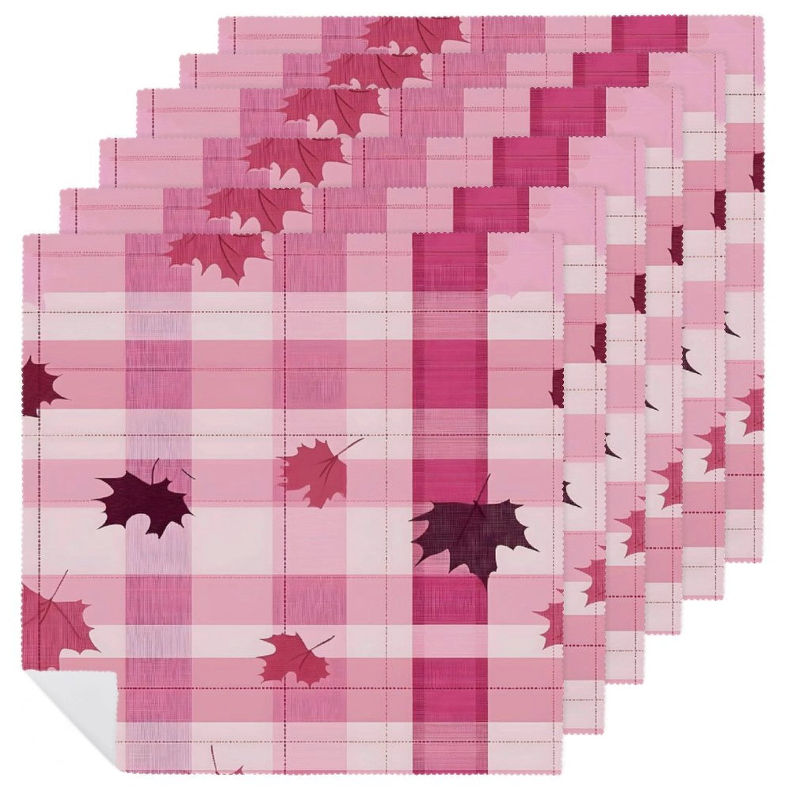 6 PCS Napkin Cloth 18.7in A Wide Range Of Uses Not Fade Not Ball For ...