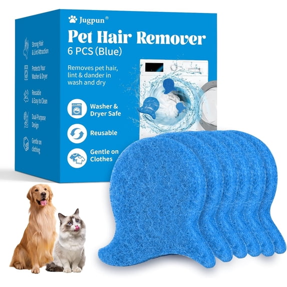 6 PCS Pet Hair Remover for Laundry – Effectively Removes Fur, Lint ...