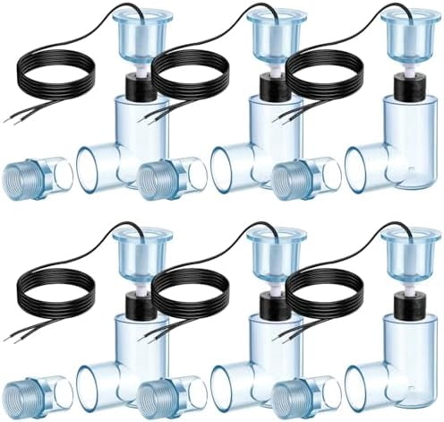 6 PCS SS2 AC Float Switches, L Shape AC Float Switch with 3/4 in ...