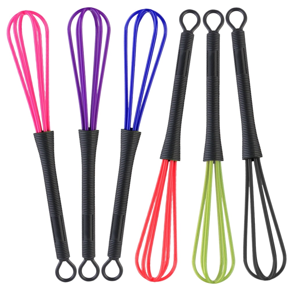 6PCS Dye Balloon Whisk Plastic Salon Hairdresser Mixer Stirrer Random ...
