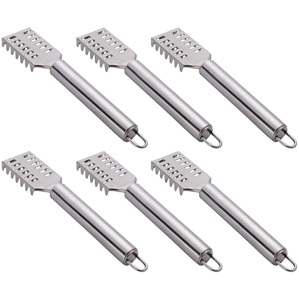 Fish Scale Scraper Made of Stainless Steel for Easy Cleaning Silver ...