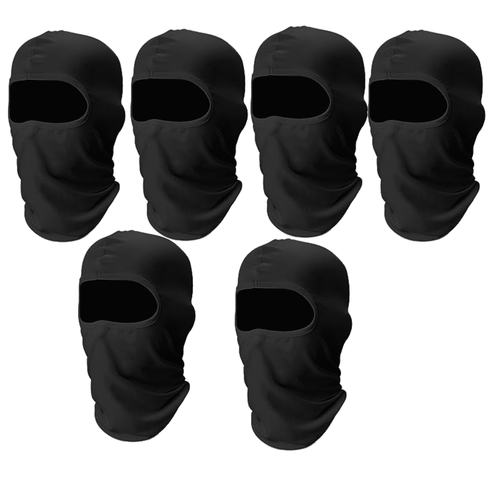 6 PCS Ski Mask Versatile Balaclava Full Face Covering for Men Women Sun ...